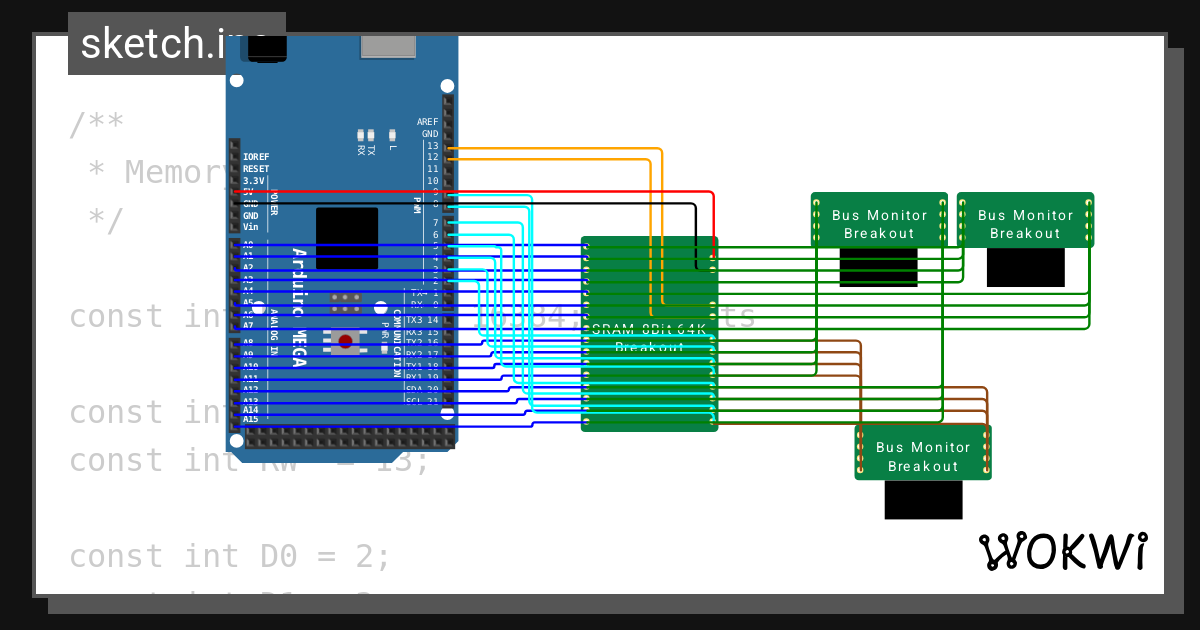 Sram 64k Wokwi Esp32 Stm32 Arduino Simulator 8104