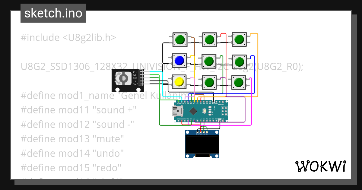 Macropad Wokwi Esp32 Stm32 Arduino Simulator