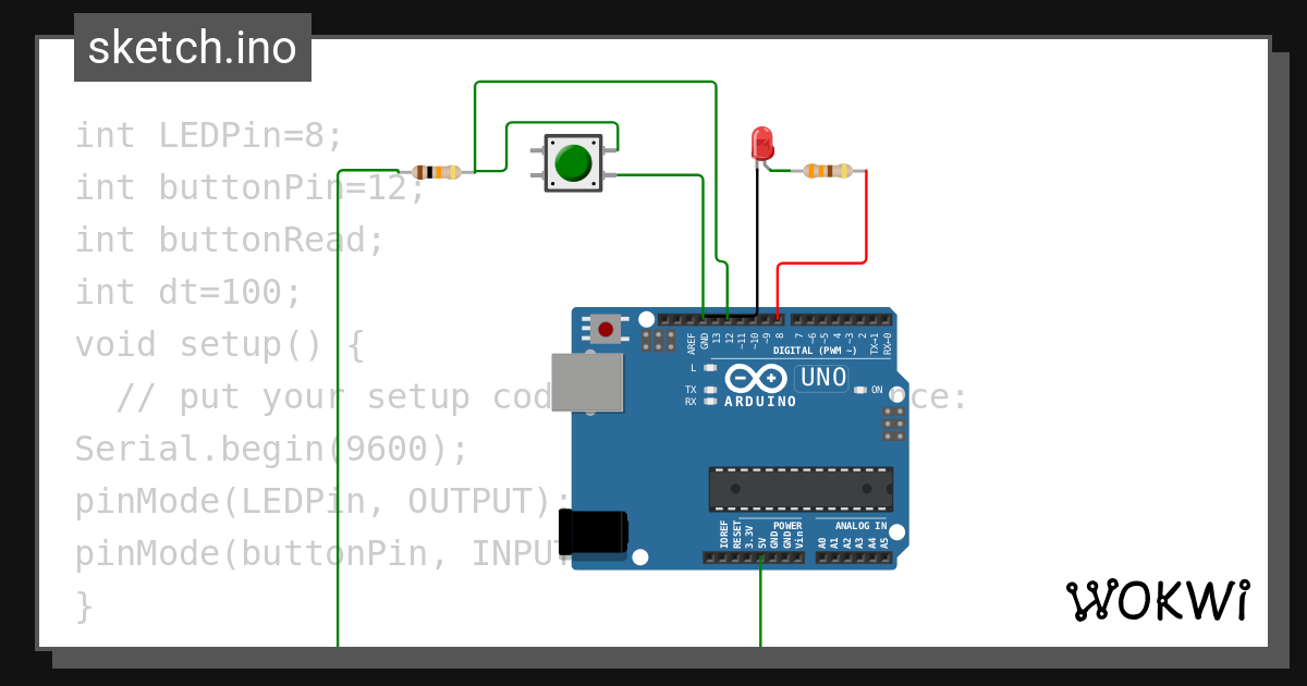 28 Pushbutton Toggle - Wokwi ESP32, STM32, Arduino Simulator 28 Pushbutton Toggle - Wokwi ESP32, STM32, Arduino Simulator