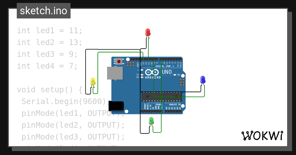 Looping Wokwi Esp32 Stm32 Arduino Simulator 