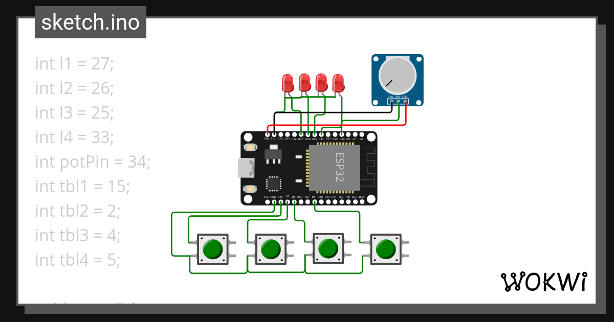 Wokwi - Online ESP32, STM32, Arduino Simulator