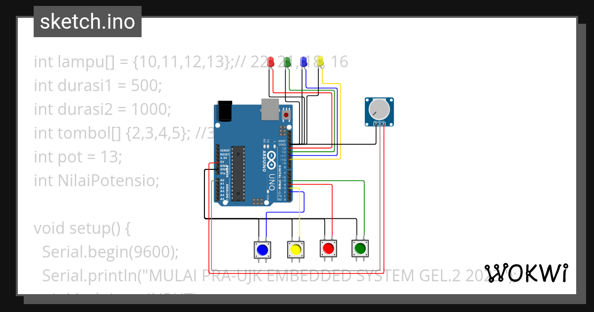 PraUJK - Wokwi ESP32, STM32, Arduino Simulator