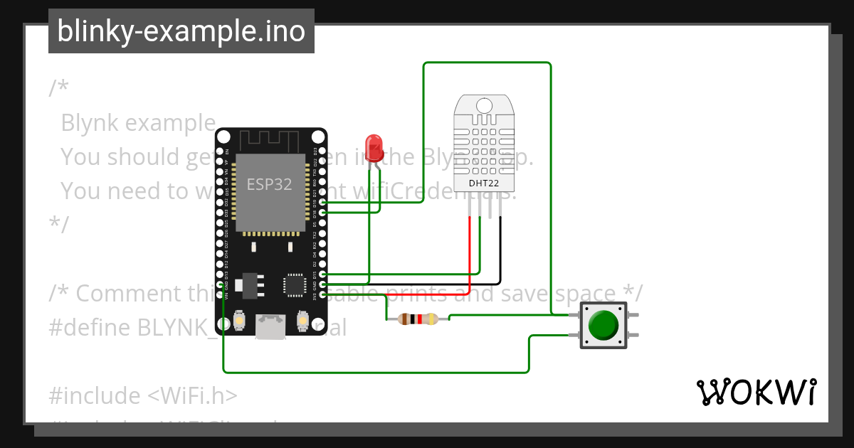 Blinky O Copy Copy Wokwi Esp32 Stm32 Arduino Simulator 