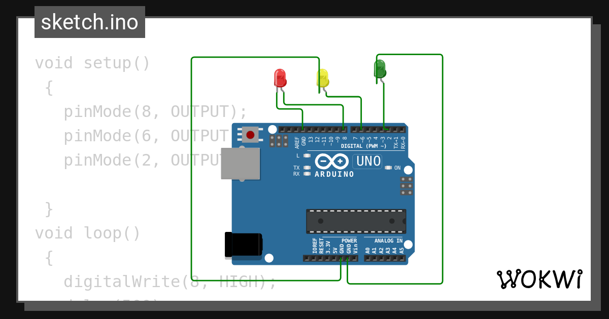 Traffic2 Wokwi Esp32 Stm32 Arduino Simulator