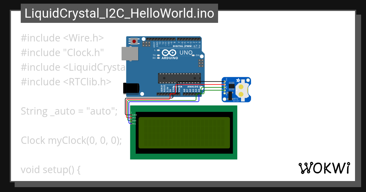 LiquidCrystal_I2C_rtc_clock.ino Copy Copy3/27 - Wokwi ESP32, STM32, Arduino Simulator