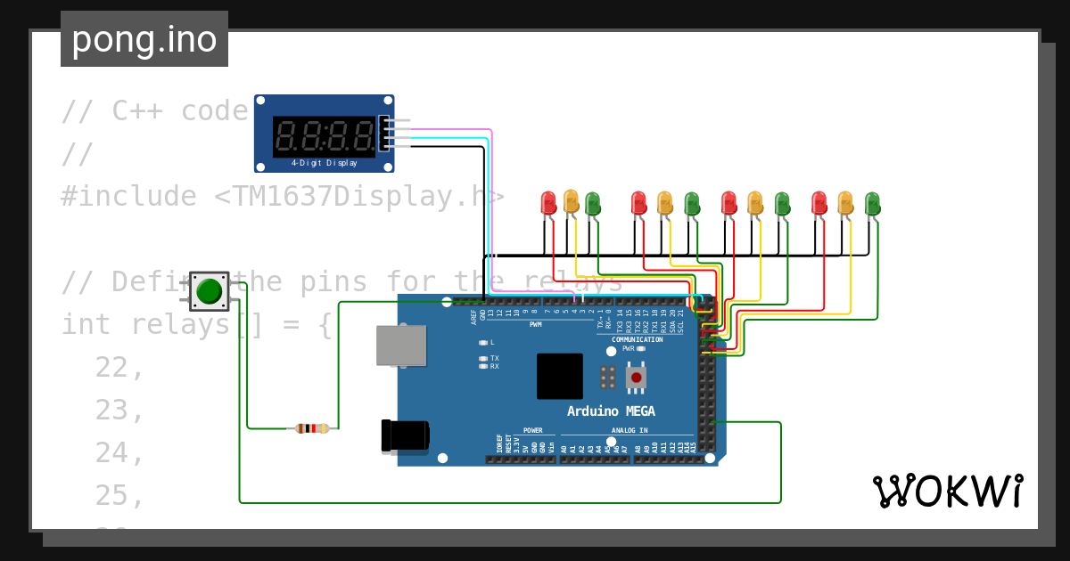 Trafficlightcontroller Wokwi Arduino And Esp32 Simulator 3162
