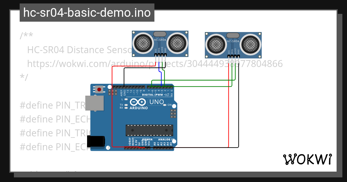 hc-sr04-basic-demo.ino Copy - Wokwi ESP32, STM32, Arduino Simulator
