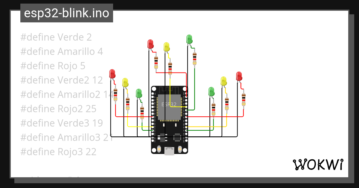Semaforo Copy - Wokwi ESP32, STM32, Arduino Simulator
