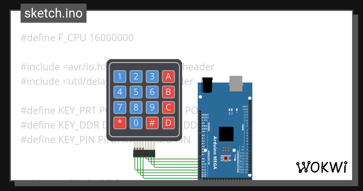 keypad_test - Wokwi ESP32, STM32, Arduino Simulator