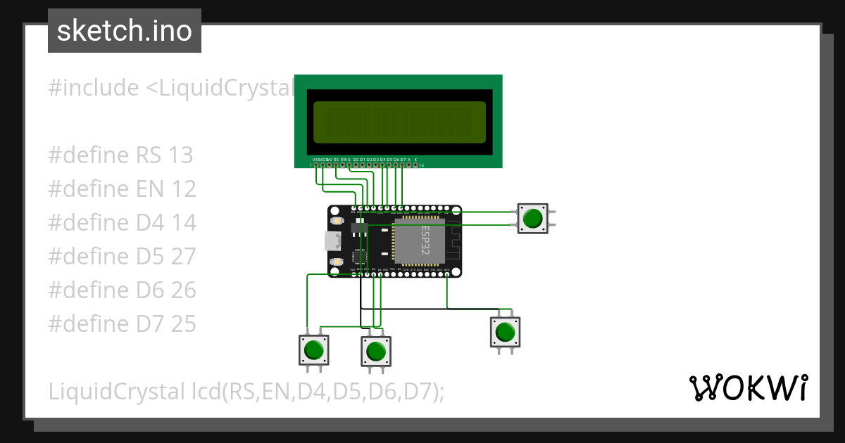 lcddisplay Copy - Wokwi ESP32, STM32, Arduino Simulator