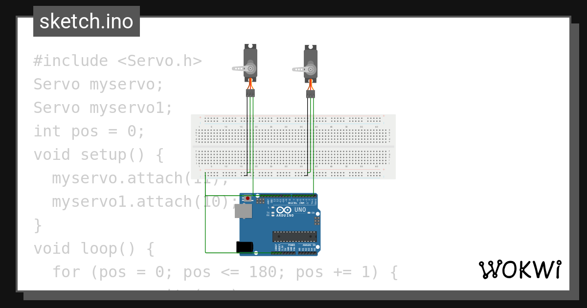 Servomotor Wokwi Esp32 Stm32 Arduino Simulator 3422