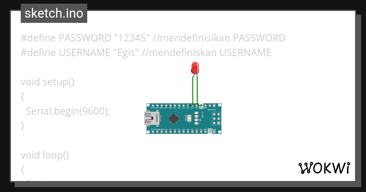 LK 18 Egis - Wokwi ESP32, STM32, Arduino Simulator