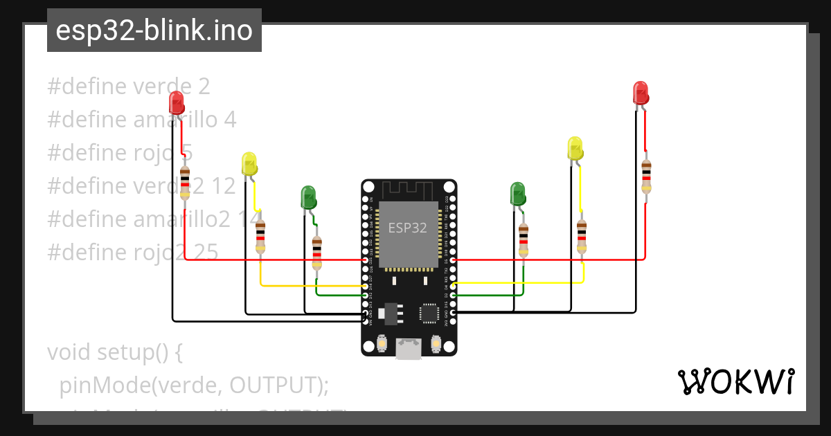 semaforo2.ino - Wokwi ESP32, STM32, Arduino Simulator