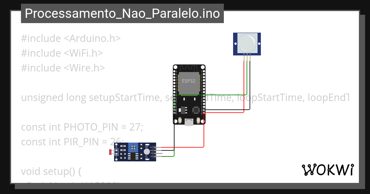 Processamento_Nao_Paralelo - Wokwi ESP32, STM32, Arduino Simulator