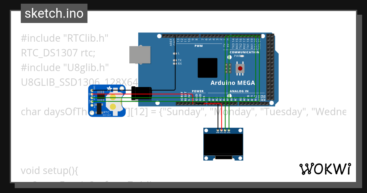 RTC - Wokwi ESP32, STM32, Arduino Simulator