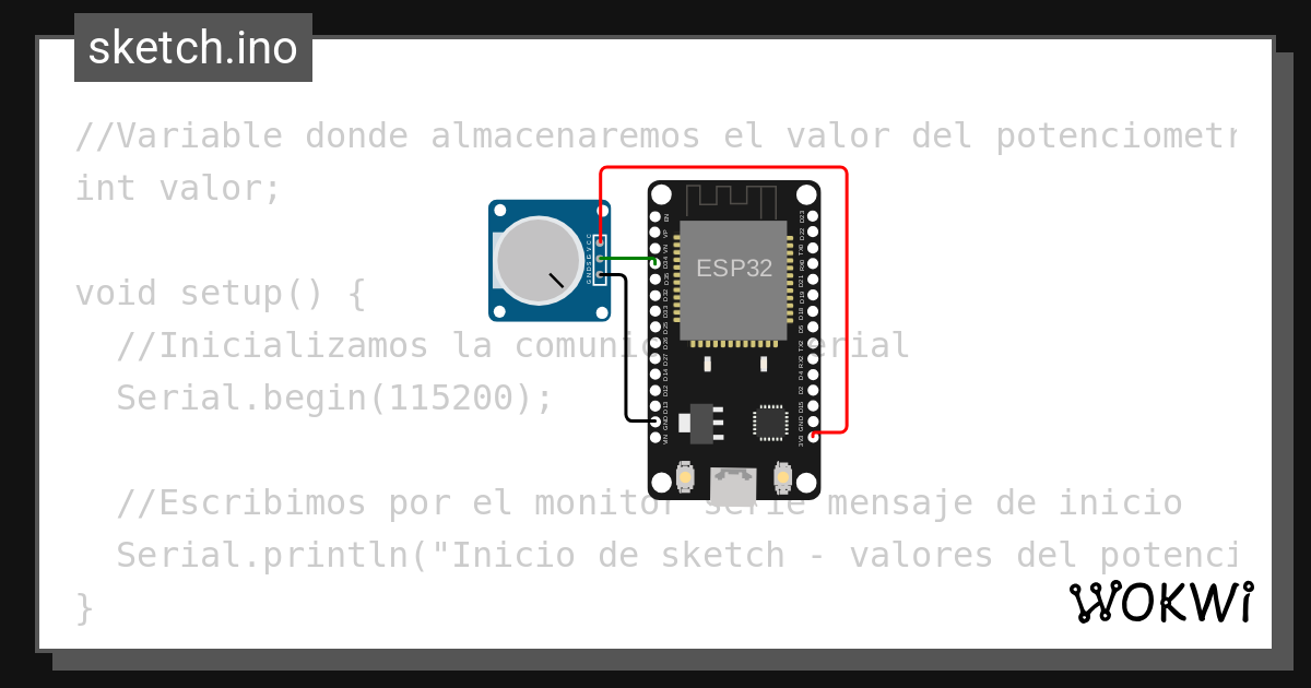 P03 Analog Inputs C Wokwi Esp32 Stm32 Arduino Simulator 3445