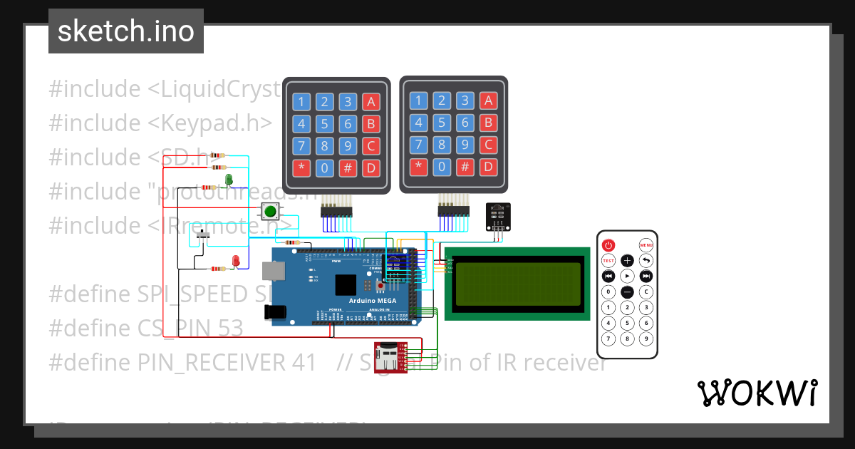arduino mega scrolling text display - Wokwi Arduino and ESP32 Simulator