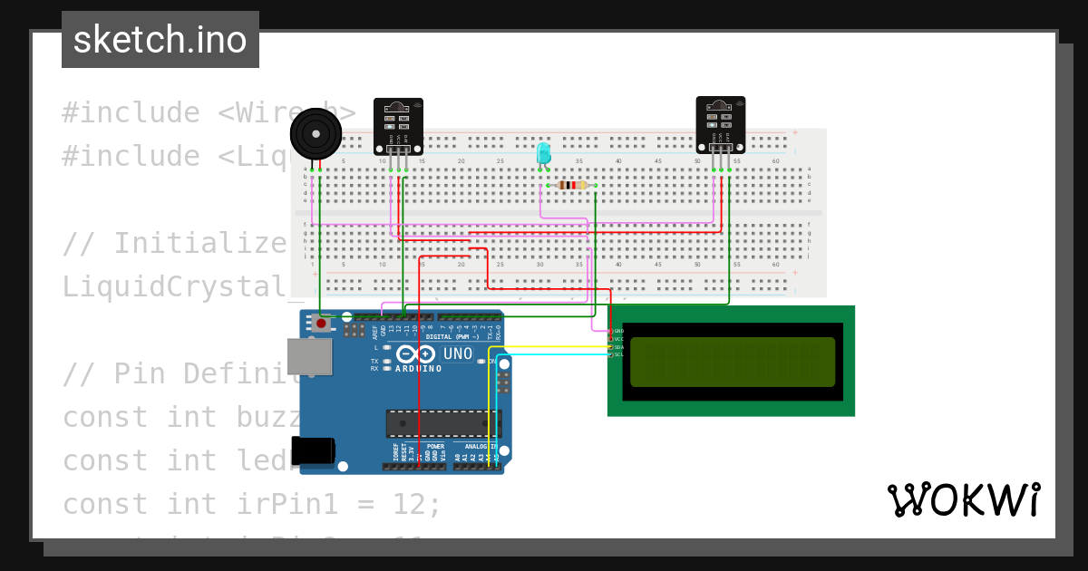 Uts Speed Detector Wokwi Esp32 Stm32 Arduino Simulator 7463