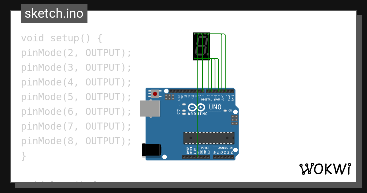 Projek Seven Segmen Dimas Wokwi Esp32 Stm32 Arduino Simulator 9929
