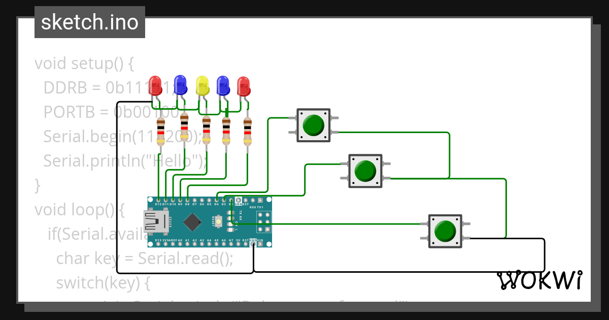 วงจร Wokwi Esp32 Stm32 Arduino Simulator 9613