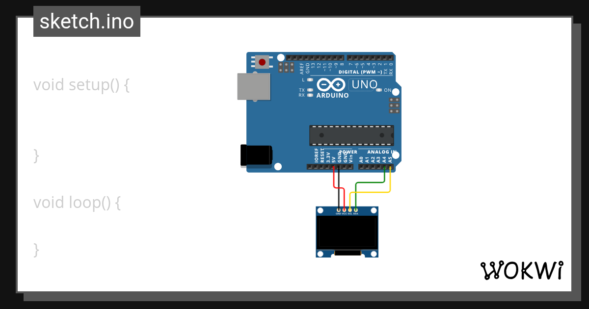 OLED plantilla - Wokwi ESP32, STM32, Arduino Simulator OLED plantilla - Wokwi ESP32, STM32, Arduino Simulator