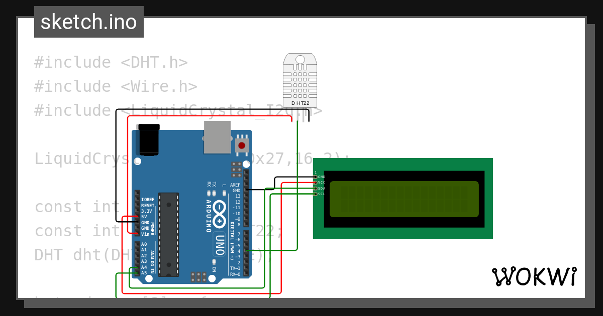 Cảm Biến Nhiệt độ Wokwi Esp32 Stm32 Arduino Simulator 5320