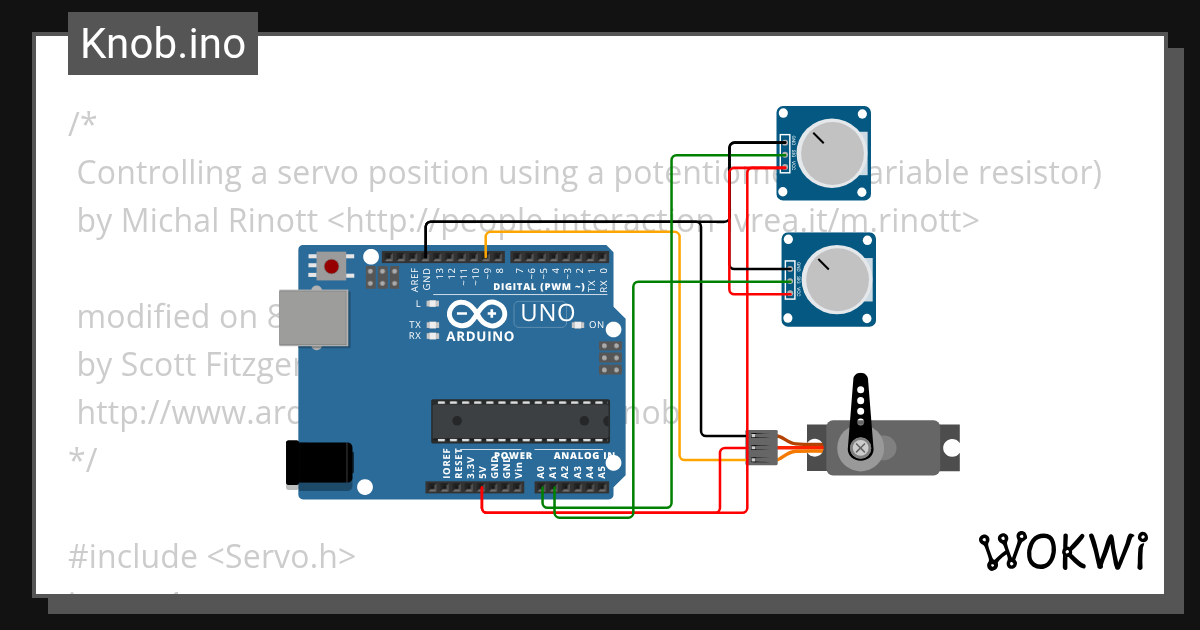 Fine Tuned And smoothed Servo Sweep - Wokwi ESP32, STM32, Arduino Simulator