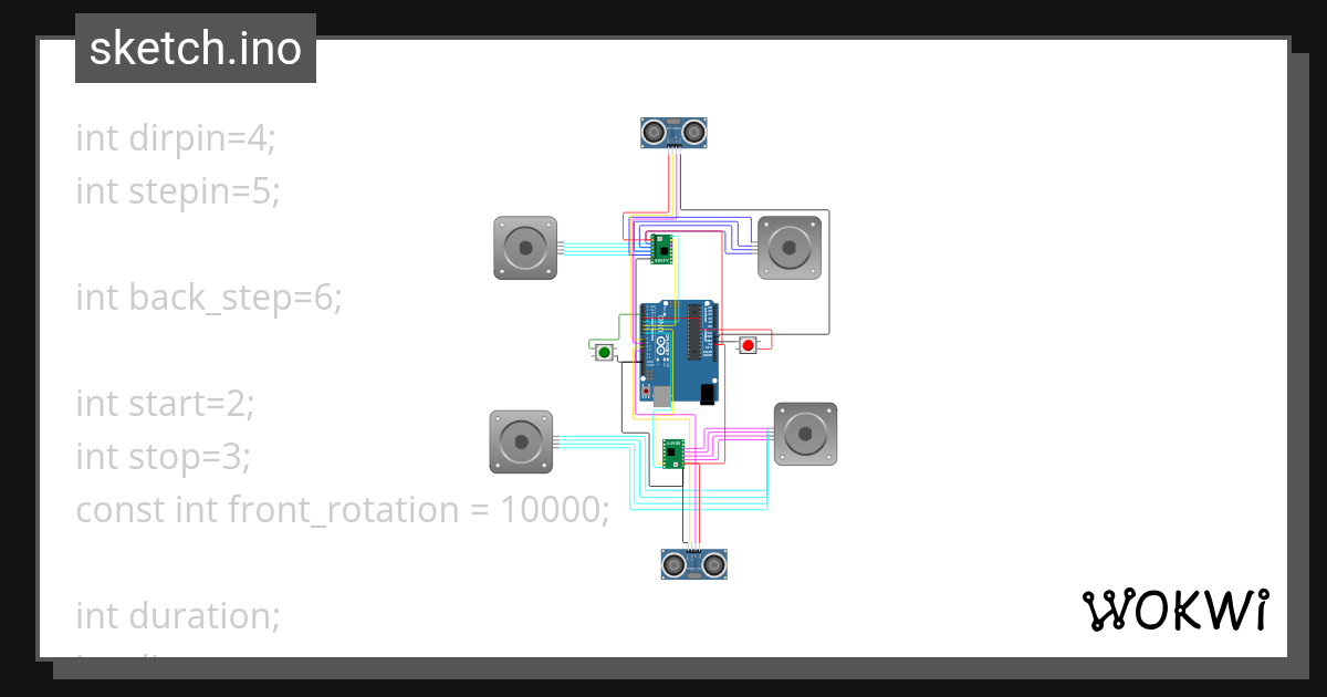 Robot_1.0 - Wokwi ESP32, STM32, Arduino Simulator