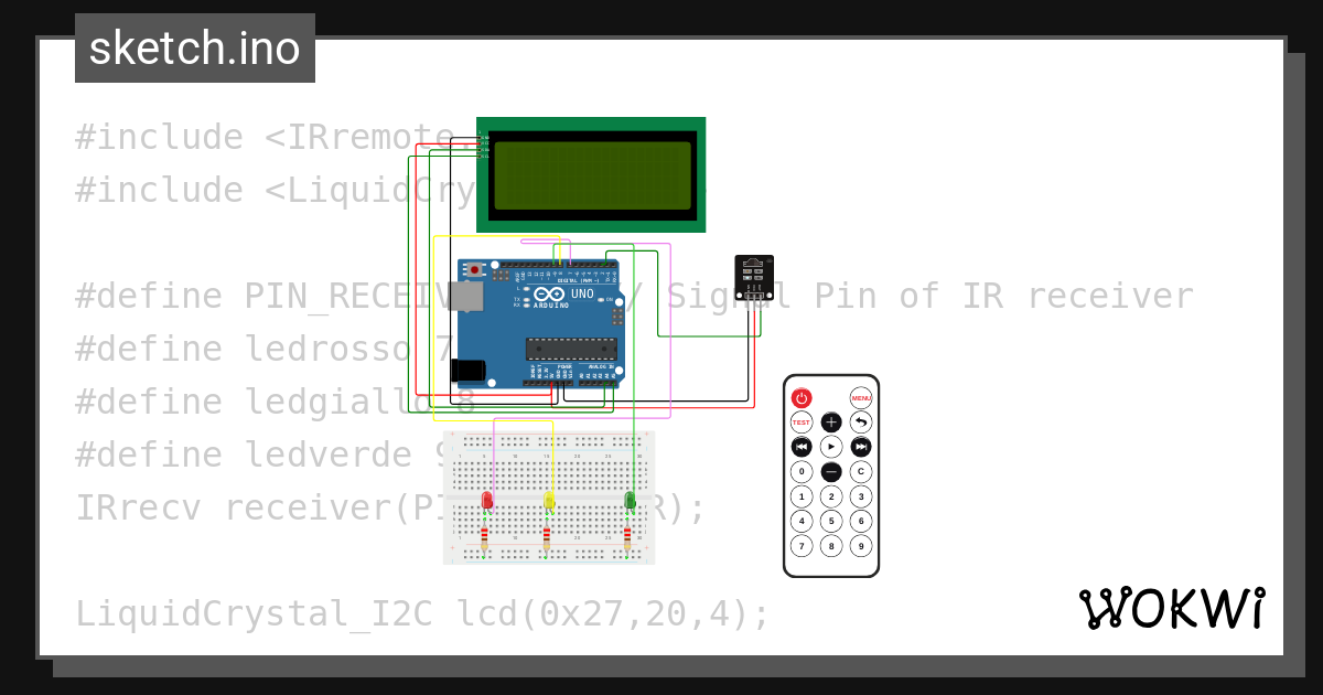 Infrarossi Wokwi Esp32 Stm32 Arduino Simulator 0647