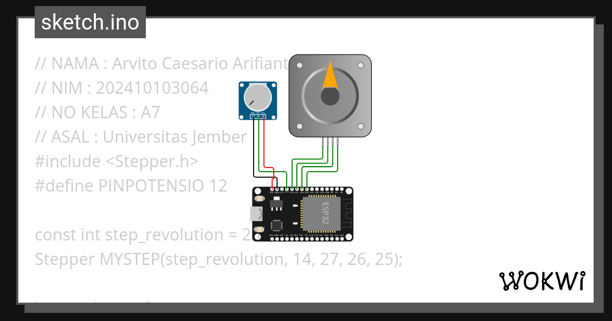A7 Mini Task 3 Sesi 16 Wokwi Esp32 Stm32 Arduino Simulator 9233