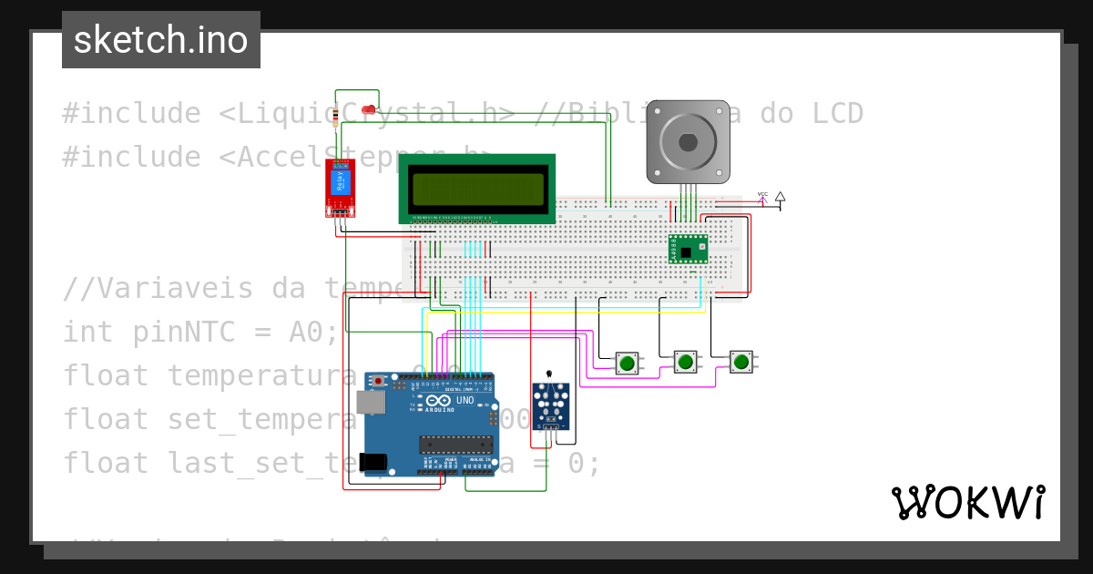 Extrusora Wokwi Esp32 Stm32 Arduino Simulator 