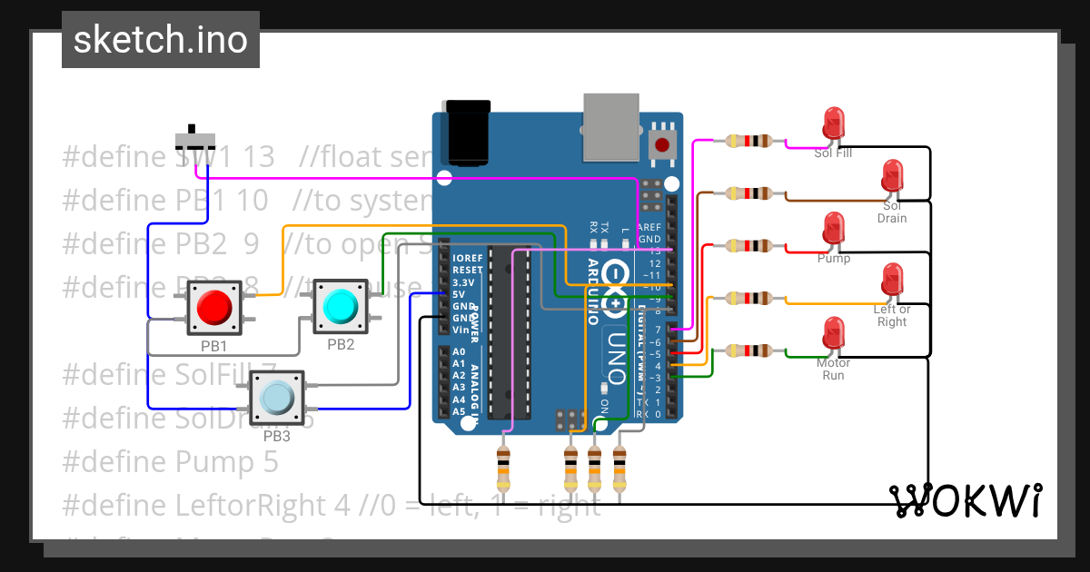 mesin cuci R2 motor saja - Wokwi ESP32, STM32, Arduino Simulator