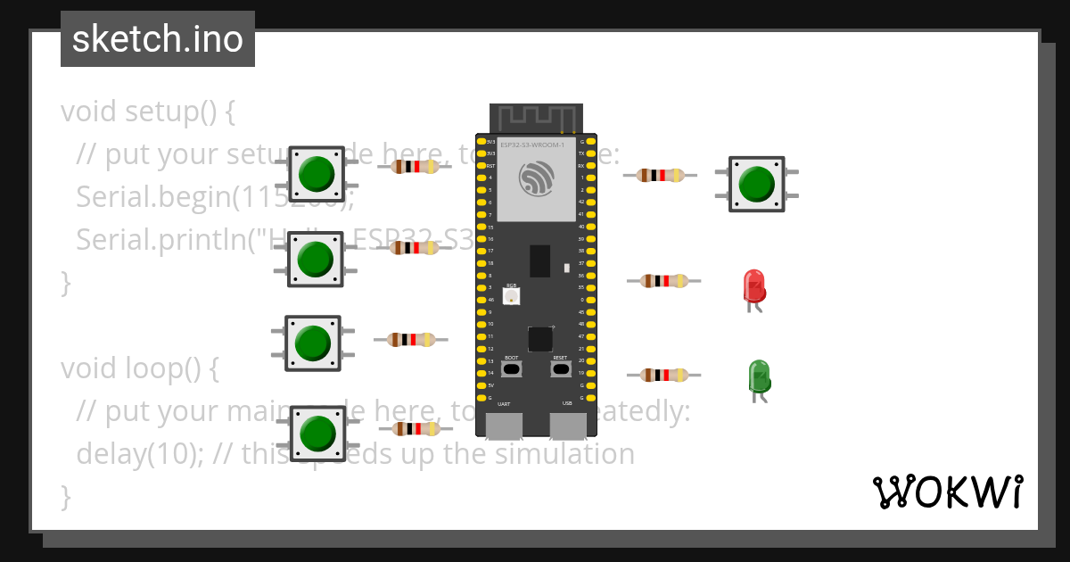 ExSenha - Wokwi ESP32, STM32, Arduino Simulator ExSenha - Wokwi ESP32, STM32, Arduino Simulator