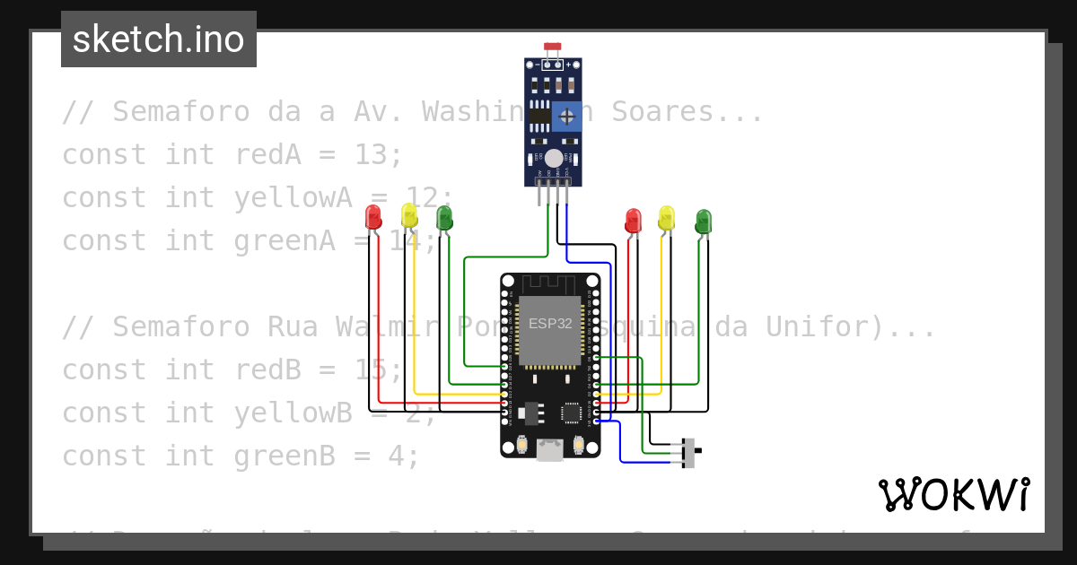 Traficlight Av2 Copy Wokwi Esp32 Stm32 Arduino Simulator 5535