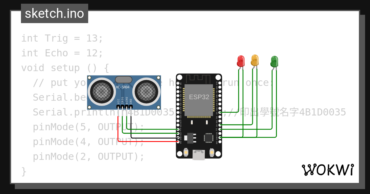 作業 Wokwi Esp32 Stm32 Arduino Simulator 2467