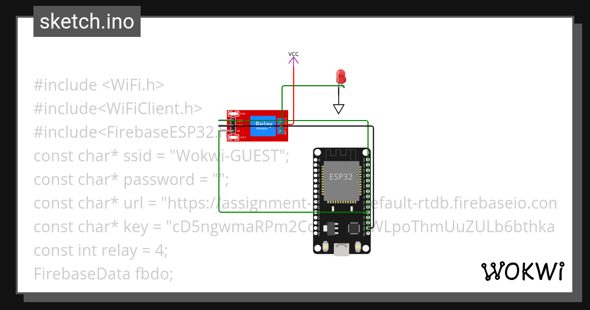 relay - Wokwi ESP32, STM32, Arduino Simulator