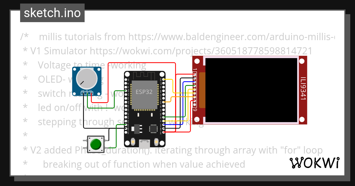 Motor Pulser Tft Copy Wokwi Esp32 Stm32 Arduino Simulator