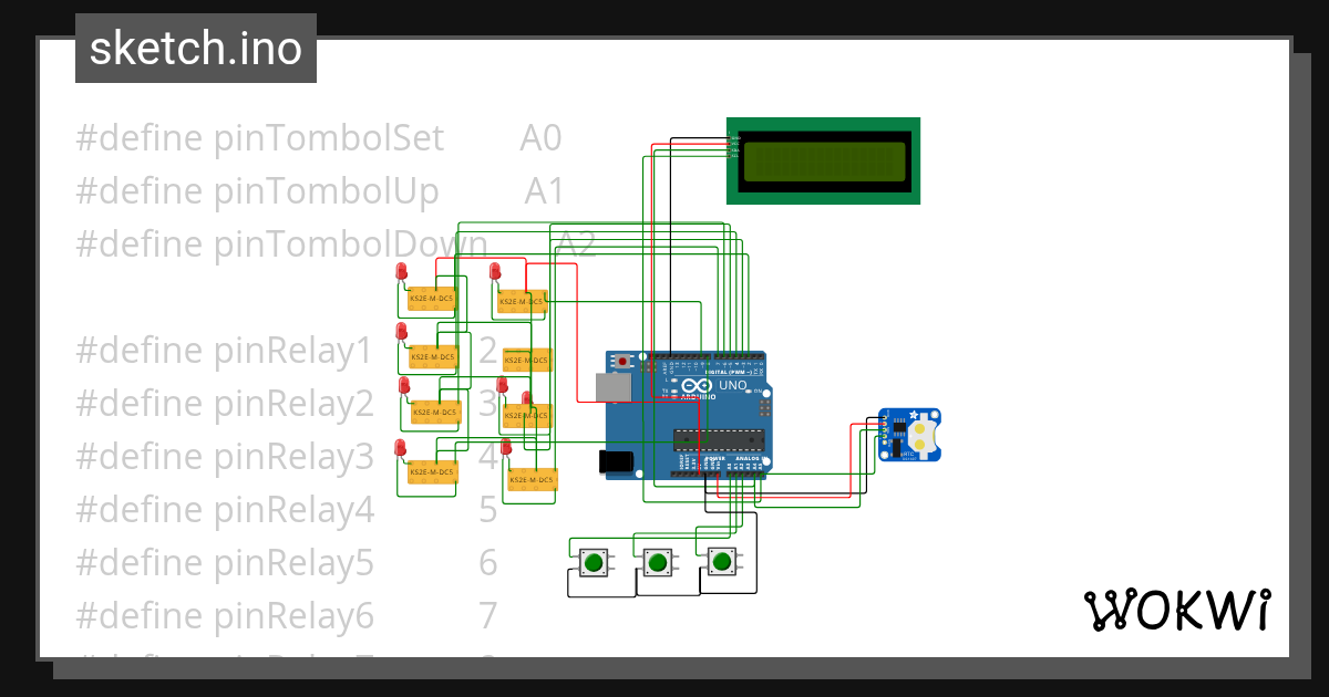 relay 8 - Wokwi ESP32, STM32, Arduino Simulator
