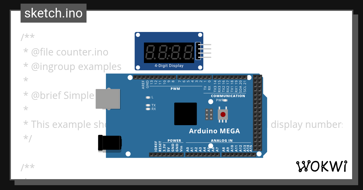 Seven Segmen Wokwi Arduino And Esp32 Simulator 2446