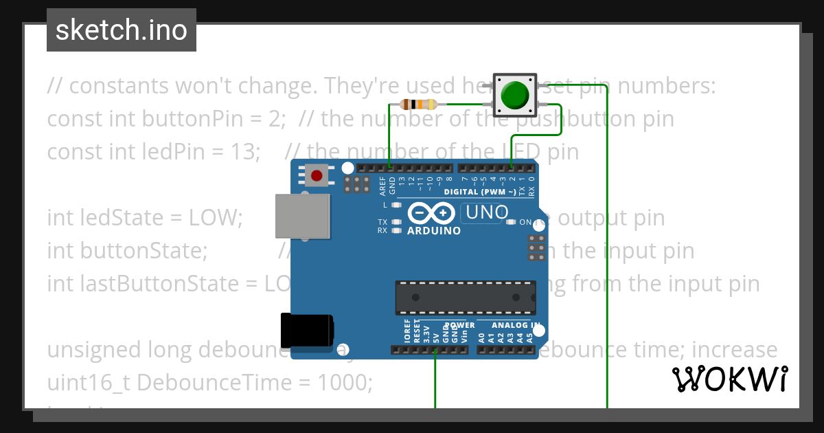 Debounce Wokwi Esp32 Stm32 Arduino Simulator