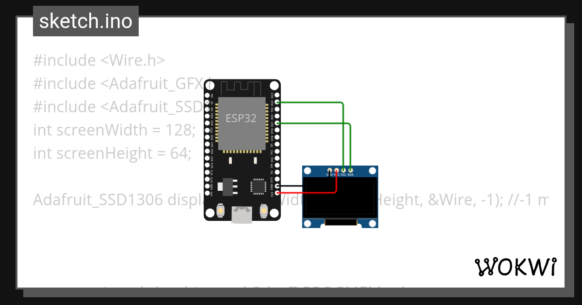 bitmap oled - Wokwi ESP32, STM32, Arduino Simulator