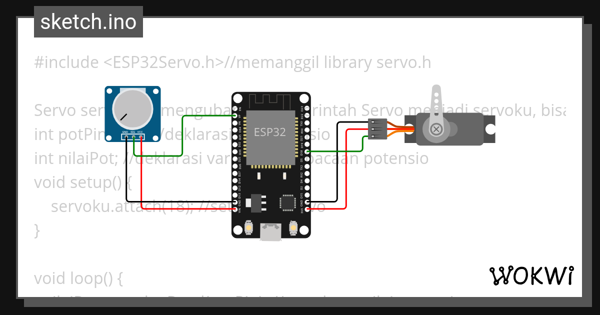 Sesi 16 Minitask 1 Wokwi Esp32 Stm32 Arduino Simulator 8249
