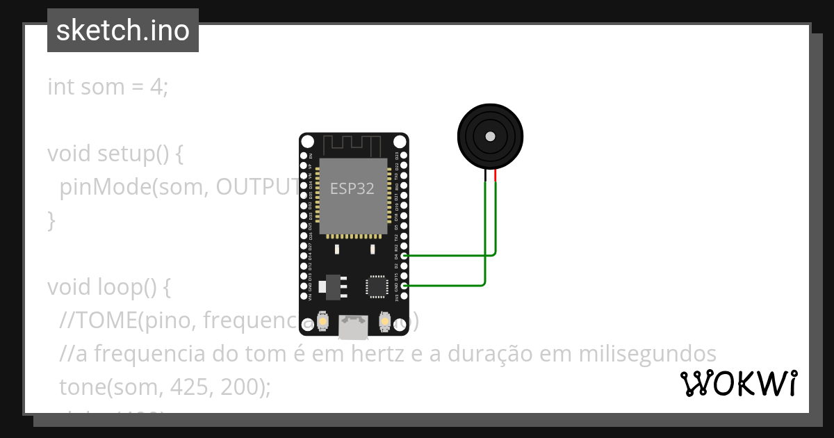 Som Wokwi Esp32 Stm32 Arduino Simulator 