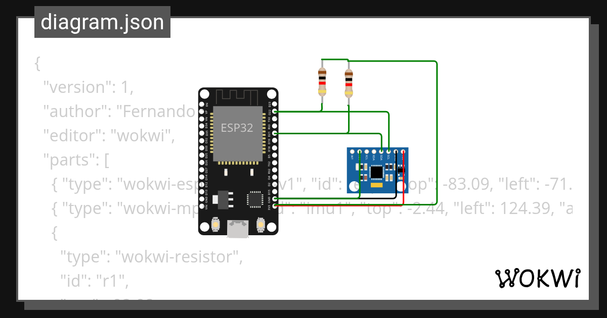 projeto_mpu6050 - Wokwi ESP32, STM32, Arduino Simulator projeto_mpu6050 - Wokwi ESP32, STM32, Arduino Simulator