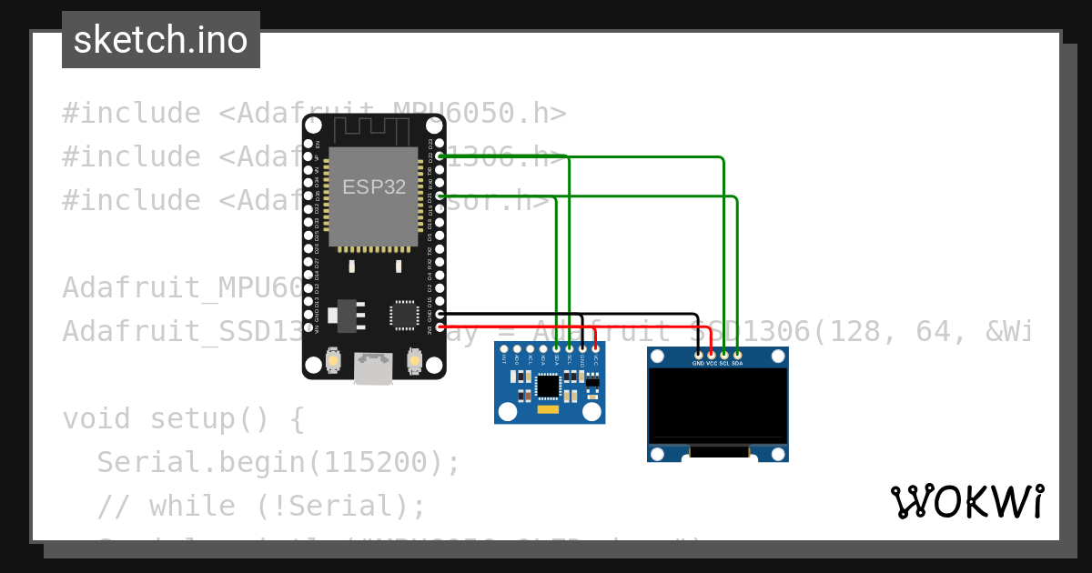 Projeto Oled Wokwi Esp32 Stm32 Arduino Simulator 9671