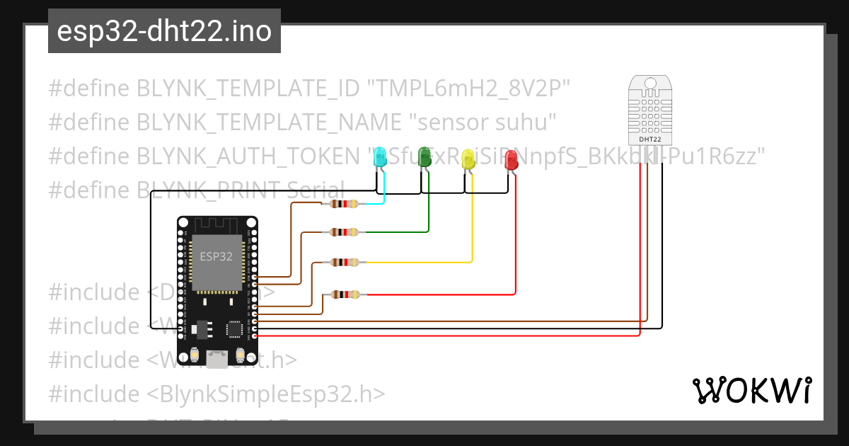 Monitoring Sensor Suhu dengan DHT Copy - Wokwi ESP32, STM32, Arduino Simulator