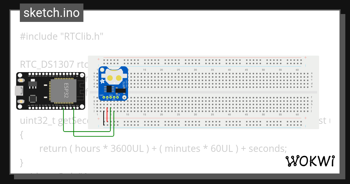ESP32 Alarm Time Range Function - Wokwi ESP32, STM32, Arduino Simulator