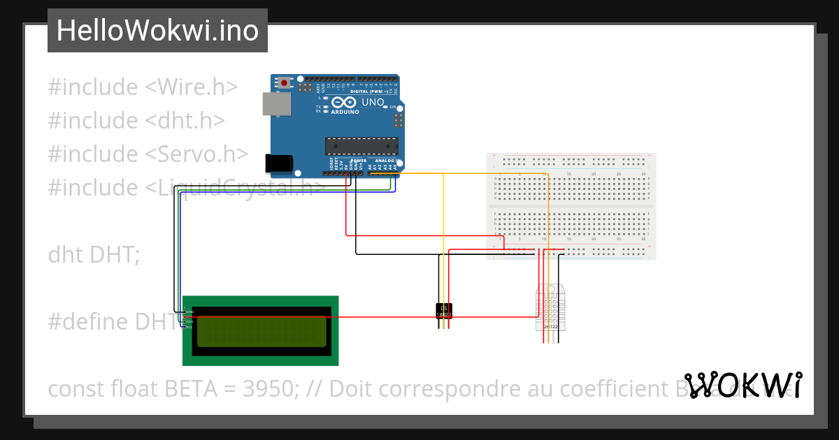 challenge énergétique - Wokwi ESP32, STM32, Arduino Simulator