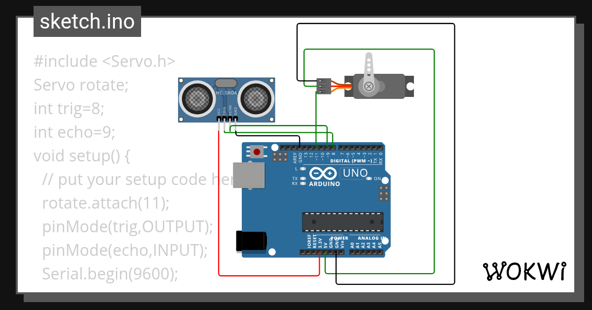 Ultraservo Wokwi Esp32 Stm32 Arduino Simulator
