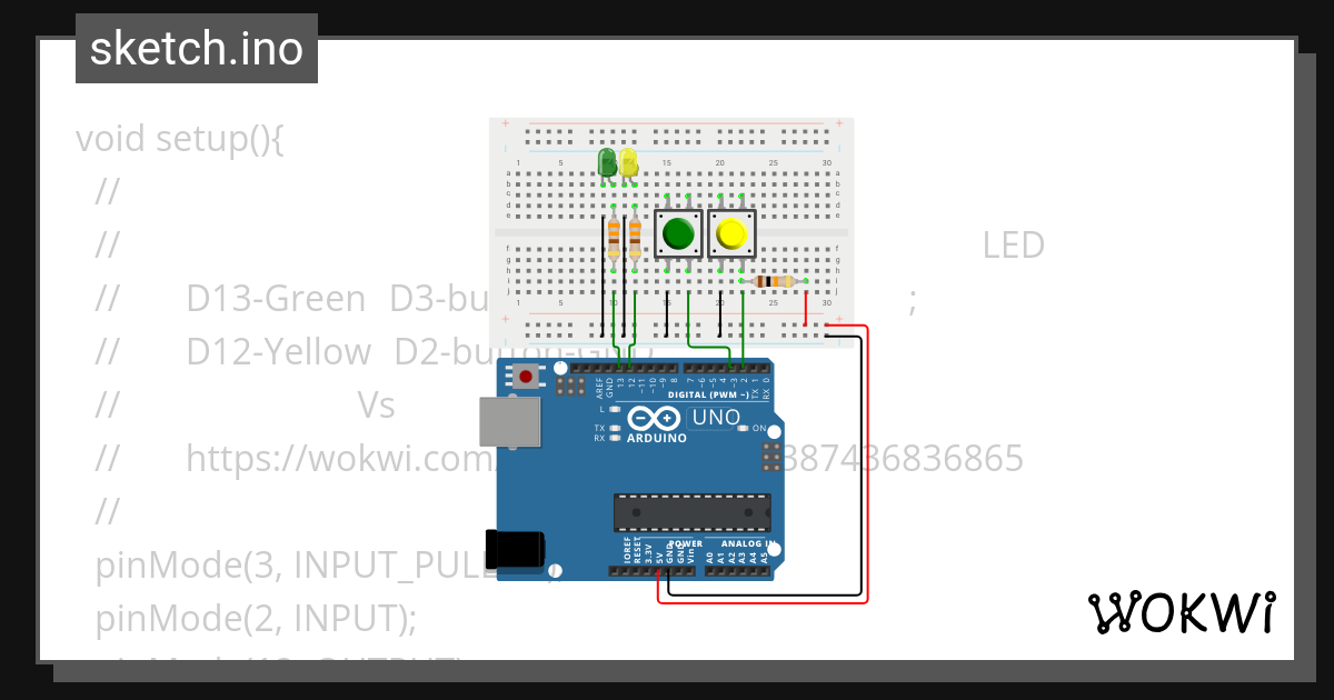 2023demo2 3 Button Wokwi Esp32 Stm32 Arduino Simulator 8346